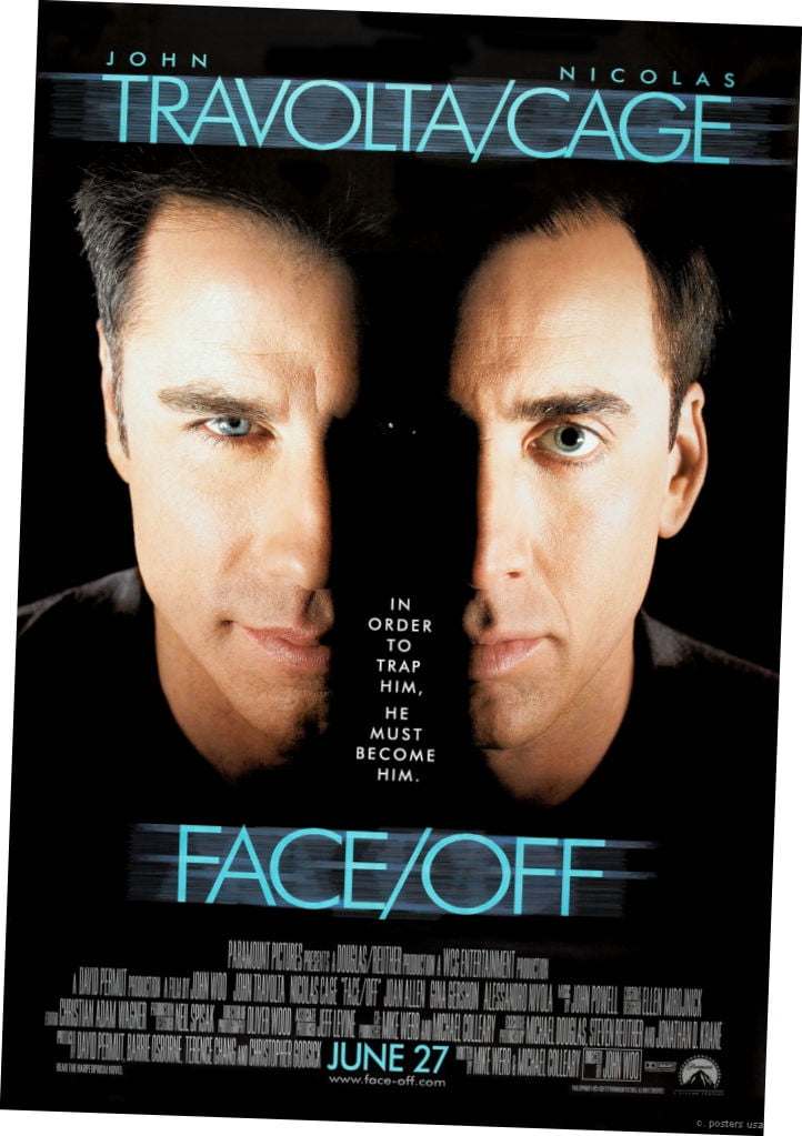 Face Off poster Metal Sign Art Print 8x12 Unframed, Age: Adults Poster ...