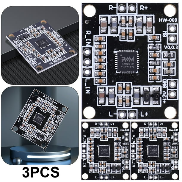 [HW-009] placa amplificadora potencia digital PAM8610 2x15W placa amplificadora alta potencia ...