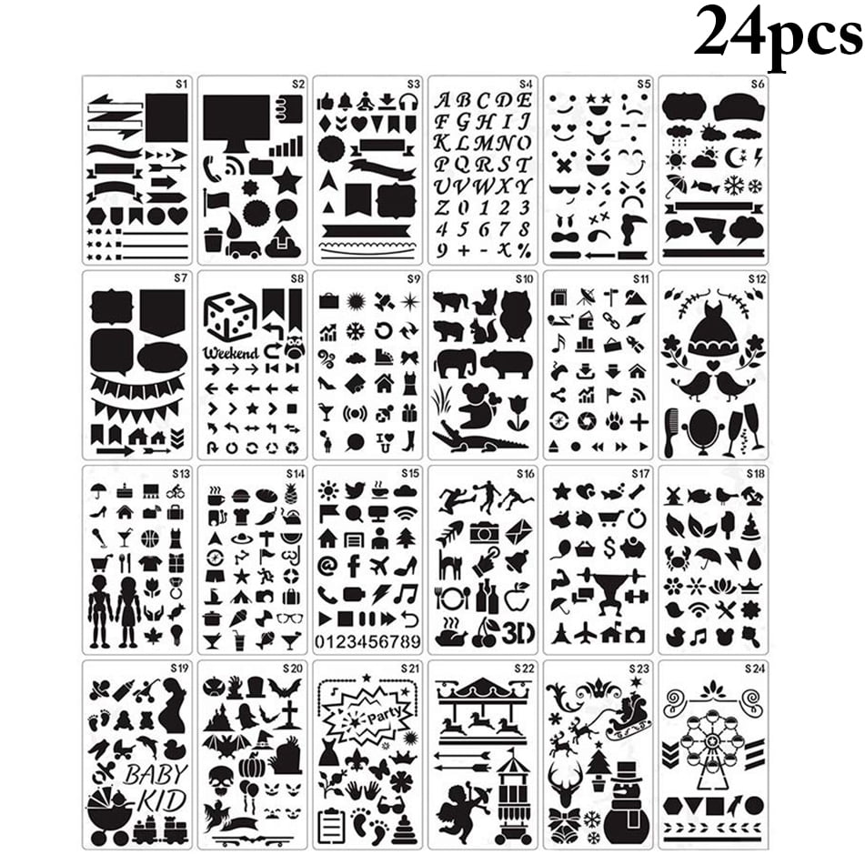 Click here for Nobrand Drawing Stencils Creative Painting Templat... prices