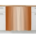 Burnt Orange Ombre Cabinet Curtains 28''x35.4'', Modern Gradient ...