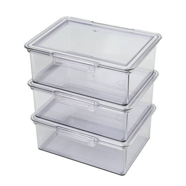 The Home Edit Clear Plastic Narrow Storage Bins, Set of 4 - Walmart.com