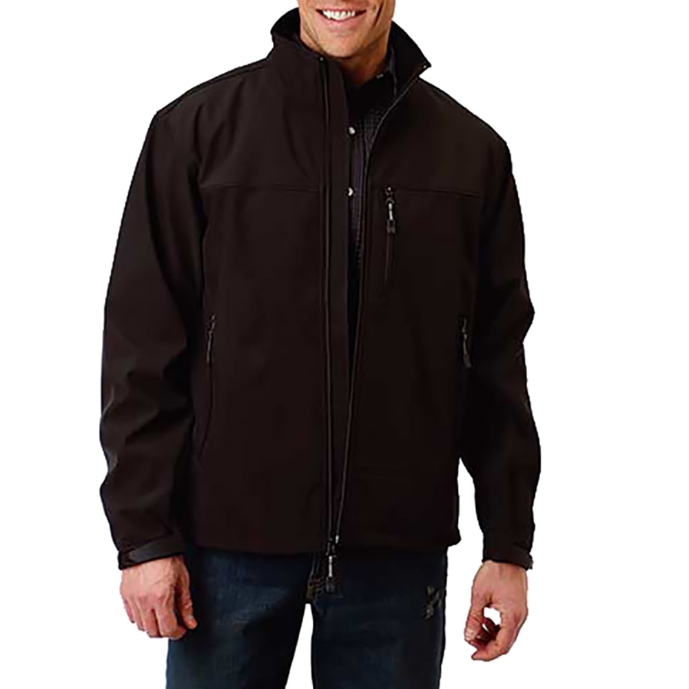 Roper - roper apparel mens black bonded jacket - Walmart.com - Walmart.com