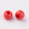 12/0 Opaque Colours Round Glass Beads Red 2mm Hole:1mm about 3303pcs ...