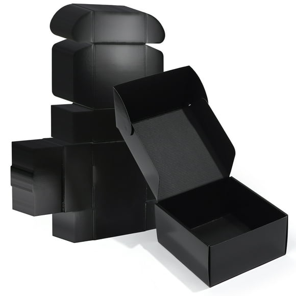 Black Shipping Boxes