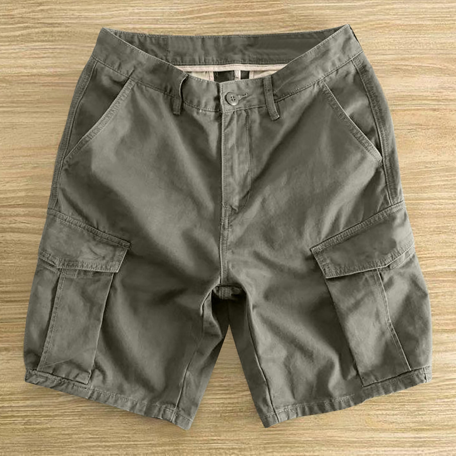 Click here for Kctiaxy Mens Cargo Shorts Casual Solid Color Loose... prices