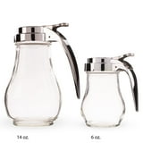 Winco Professional 14-Ounce Glass Pour Syrup Dispenser, G-116 - Walmart.com
