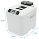 Rosewill 2-Pound Programmable Bread Maker with Automatic Nut Dispenser ...