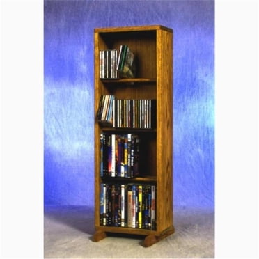 Wood Shed Solid Oak desktop or shelf CD Cabinet - Walmart.com