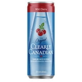 Clearly Canadian Wild Cherry, Sweet Fruit Flavored Sparkling Water, Carbonated, 24-Pack 12 oz ...