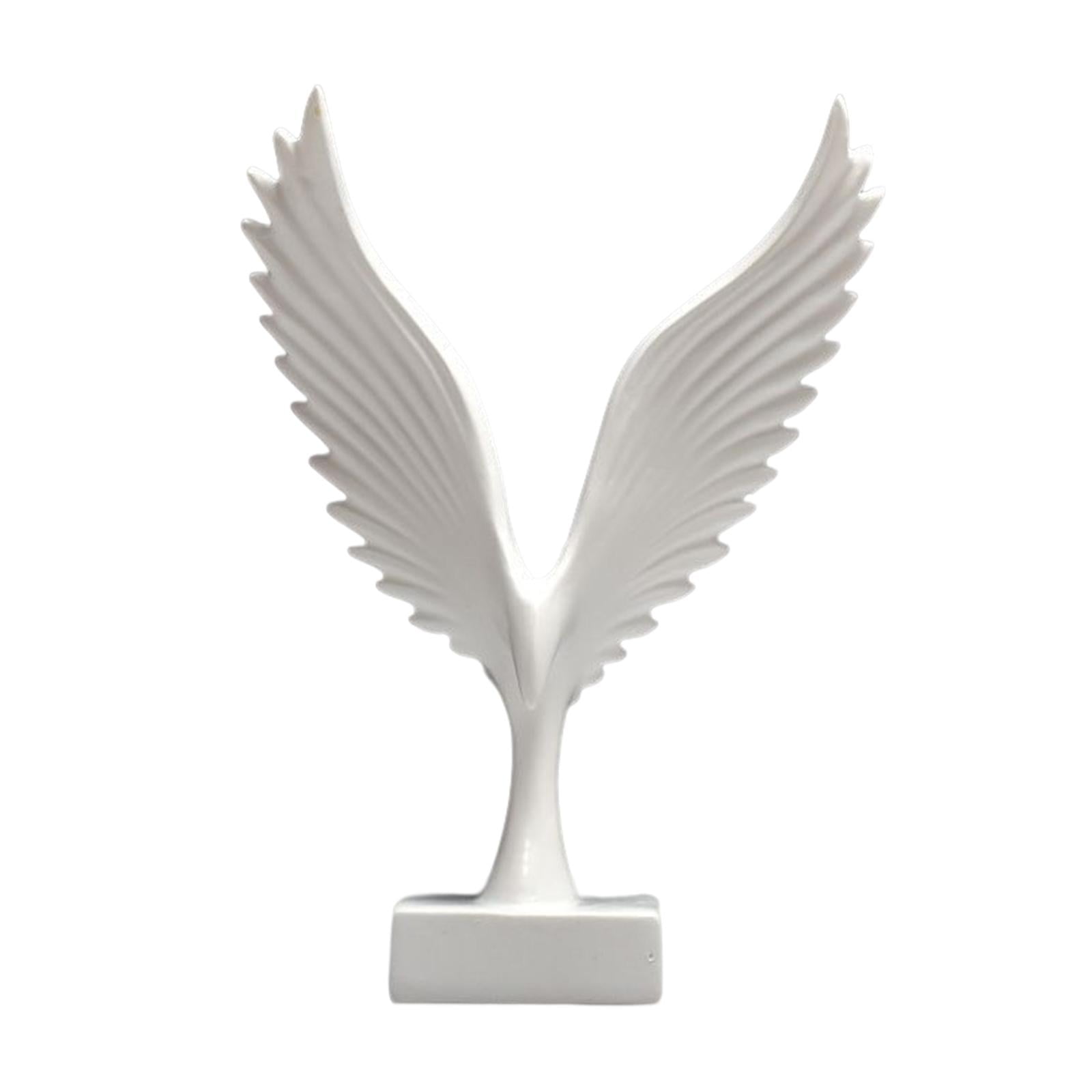 Angel Wing Statue Abstract Figurine Eagle Animal for Home Tabletop ...