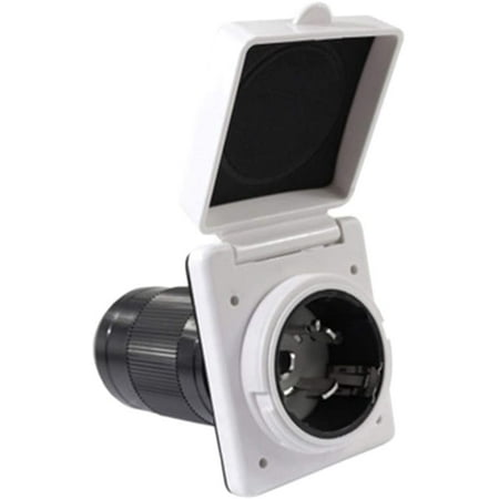 50A Power Inlet Receptacle RV Power Twist Lock Inlet 125V Marine Shore ...