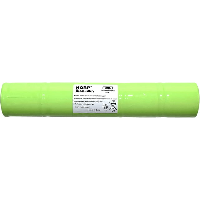 HQRP Ni-Cd 6V 2500mAh Rechargeable Battery for Moltech Power Systems ...