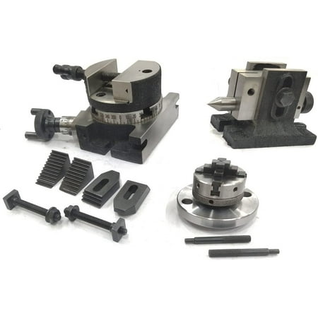 Assorts 3"/ 80 mm Rotary Milling Table With 80 mm Round Vice Vise With ...