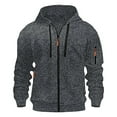 Fgnfyis Work Jackets for Men Style Hooded Zip up Casual Jacket Outdoor ...