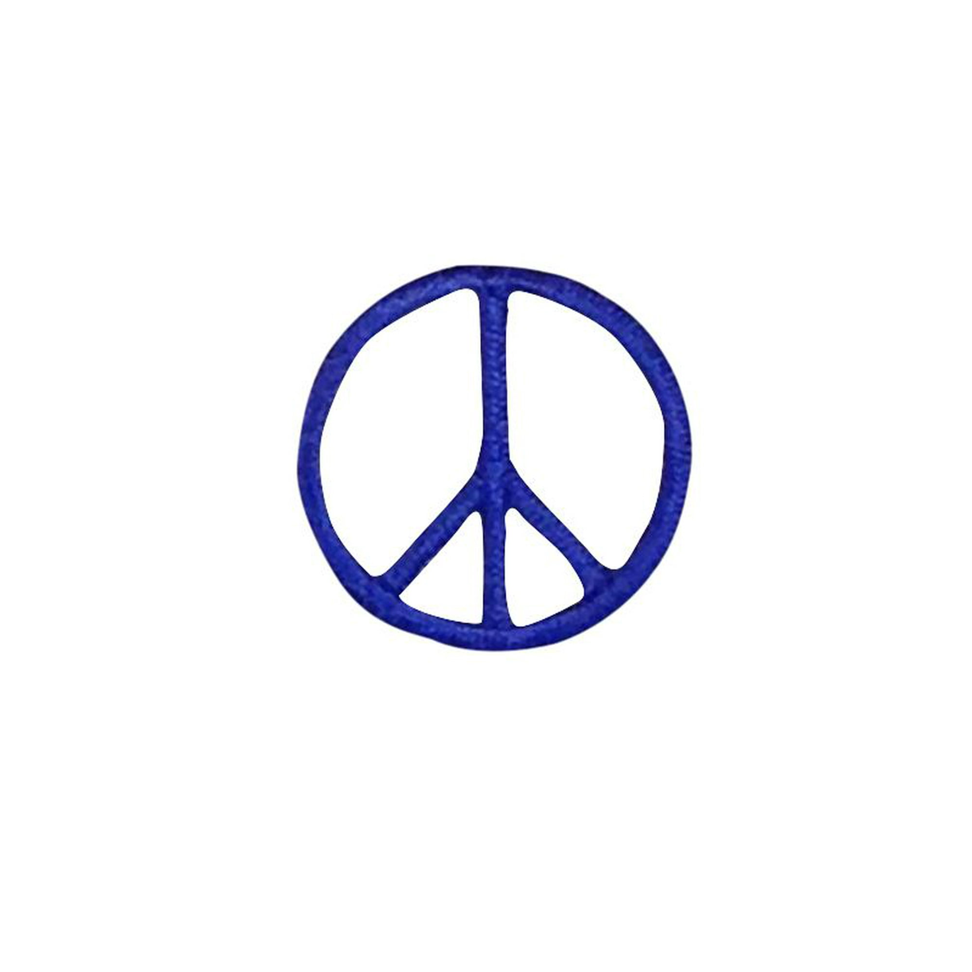 Blue Peace Sign