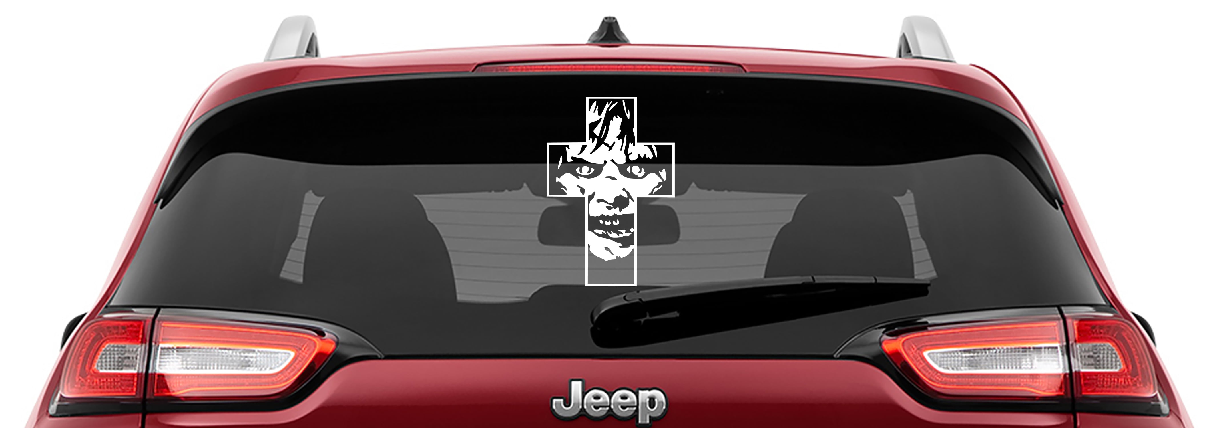 Collectible Decals The Exorcist Regan Inside Cross Vinyl Decal ...