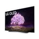 LG 77" Class 4K UHD Smart OLED C1 Series TV with AI ThinQ® OLED77C1PUB ...