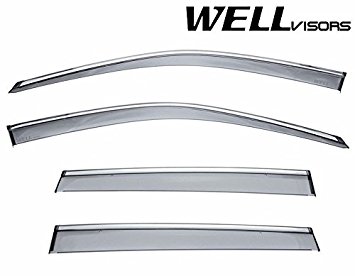 WellVisors Side Window Wind Deflector Visors - Honda Pilot 16-up 2016 ...