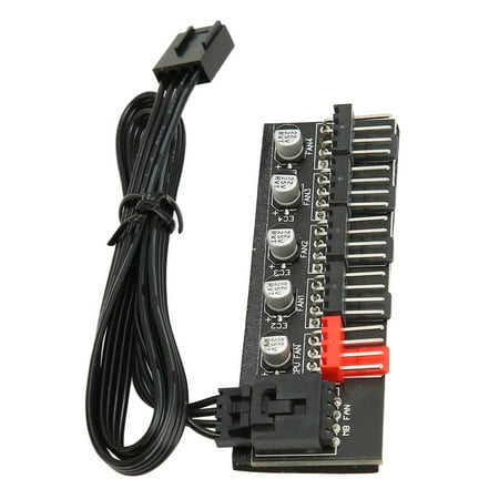 PWM Fan Hub, Flexibility 1 To 5 Way PC Fan Hub For Computer | Walmart ...