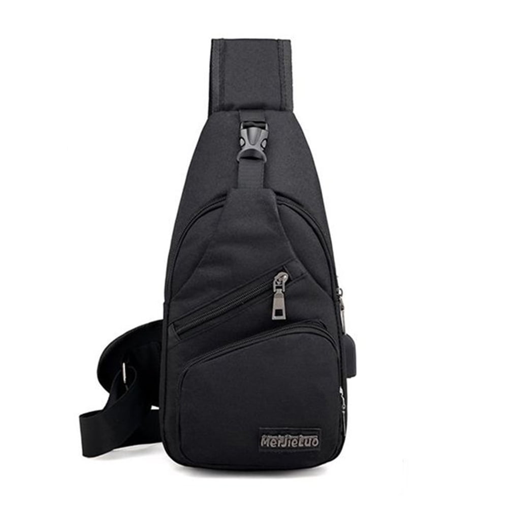 Click here for Flyflise Fashion Casual Men Chest Bag Usb Large Ca... prices