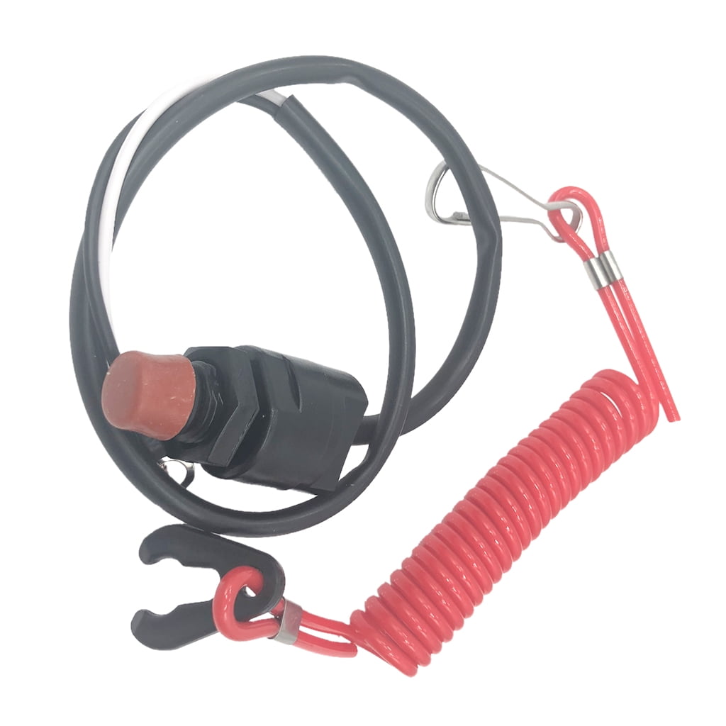Universal Outboard Engine safety Kill Switch with Lanyard Cord for ...