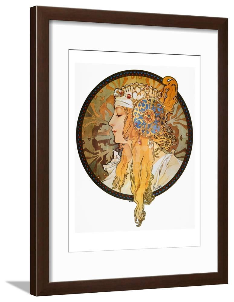 Mucha Poster, C1900 Framed Print Wall Art by Alphonse Mucha Sold by Art ...