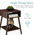 Best Choice Products Set of 2 Mid-Century Modern End Tables w/ Cubby ...