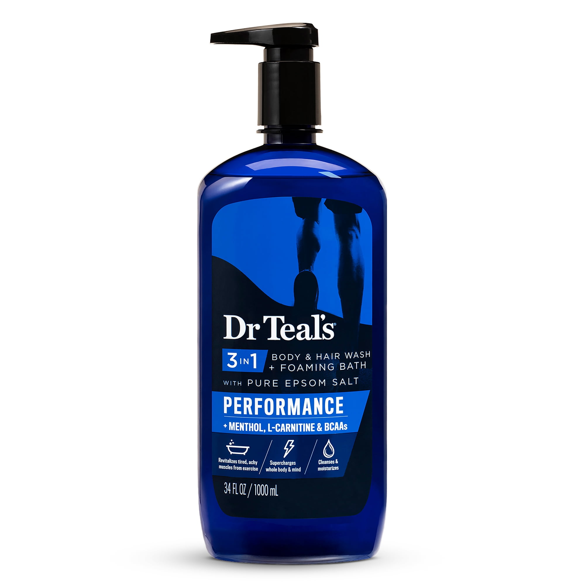 Dr Teals 3 In 1 Body And Hair Wash Foaming Bath With Pure Epsom Salt