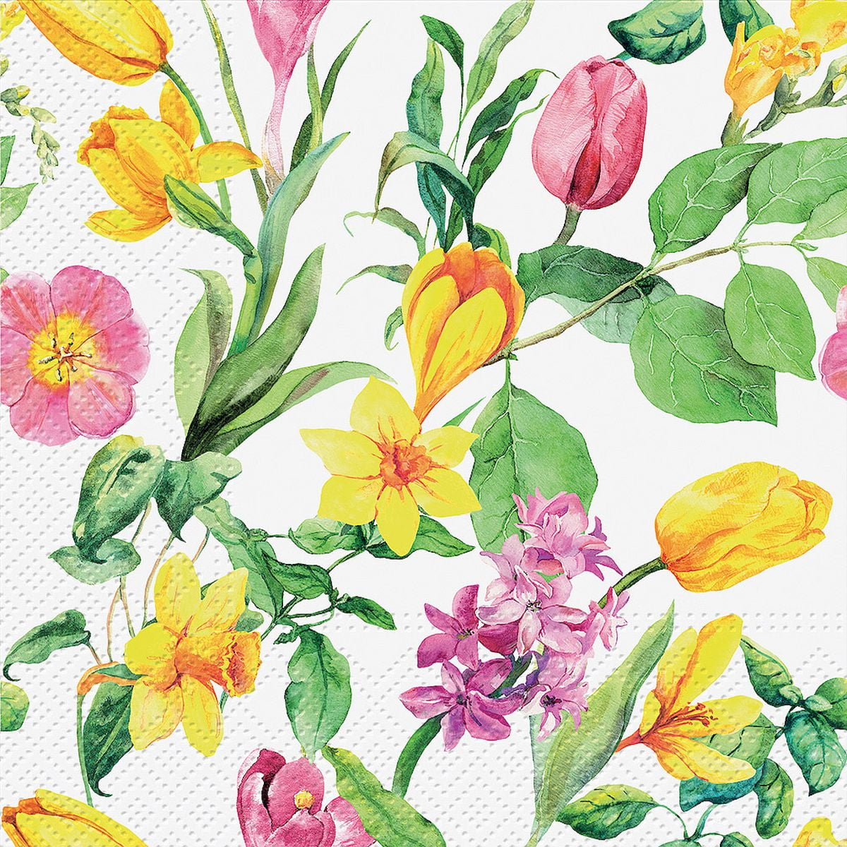 Set of 12 Luncheon Early Spring Napkins 20 Pack - Walmart.com