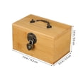Vintage Small Money Container Safe, Treasure Storage Box, Piggy Bank ...