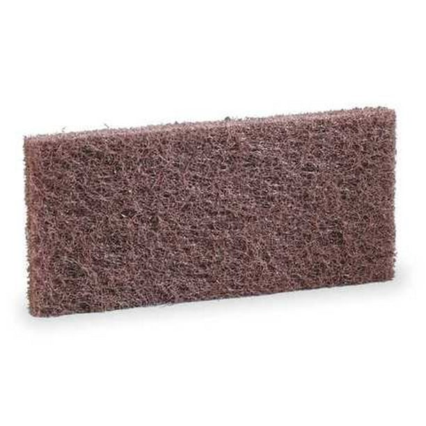 3M Doodlebug Scrubbing and Stripping Pad, 8541N Brown, 10" x 4.625" | 5 ...
