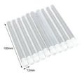 Walbest 50Pcs 12x100mm Transparent Clear Plastic Test Tubes Vials ...