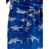 Saint Eve Boys Hooded Shark Plush Fleece Robe, Sizes 4-16 - Walmart.com