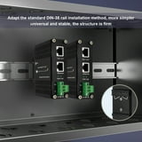 PoE Injector - Industrial Gigabit PoE++ Injector Hardened IEEE802.3at ...