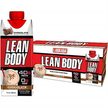 Labrada Lean Body Meal Replacement Powder, Vanilla, 40g Protein, 20 ...