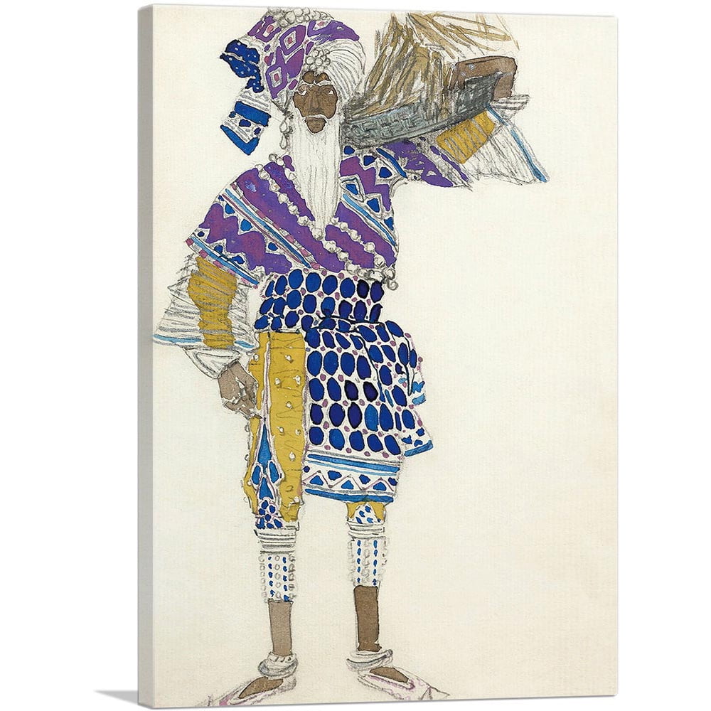 ARTCANVAS Costume Design For Le Dieu Bleu 1911 Canvas Art Print by Leon ...