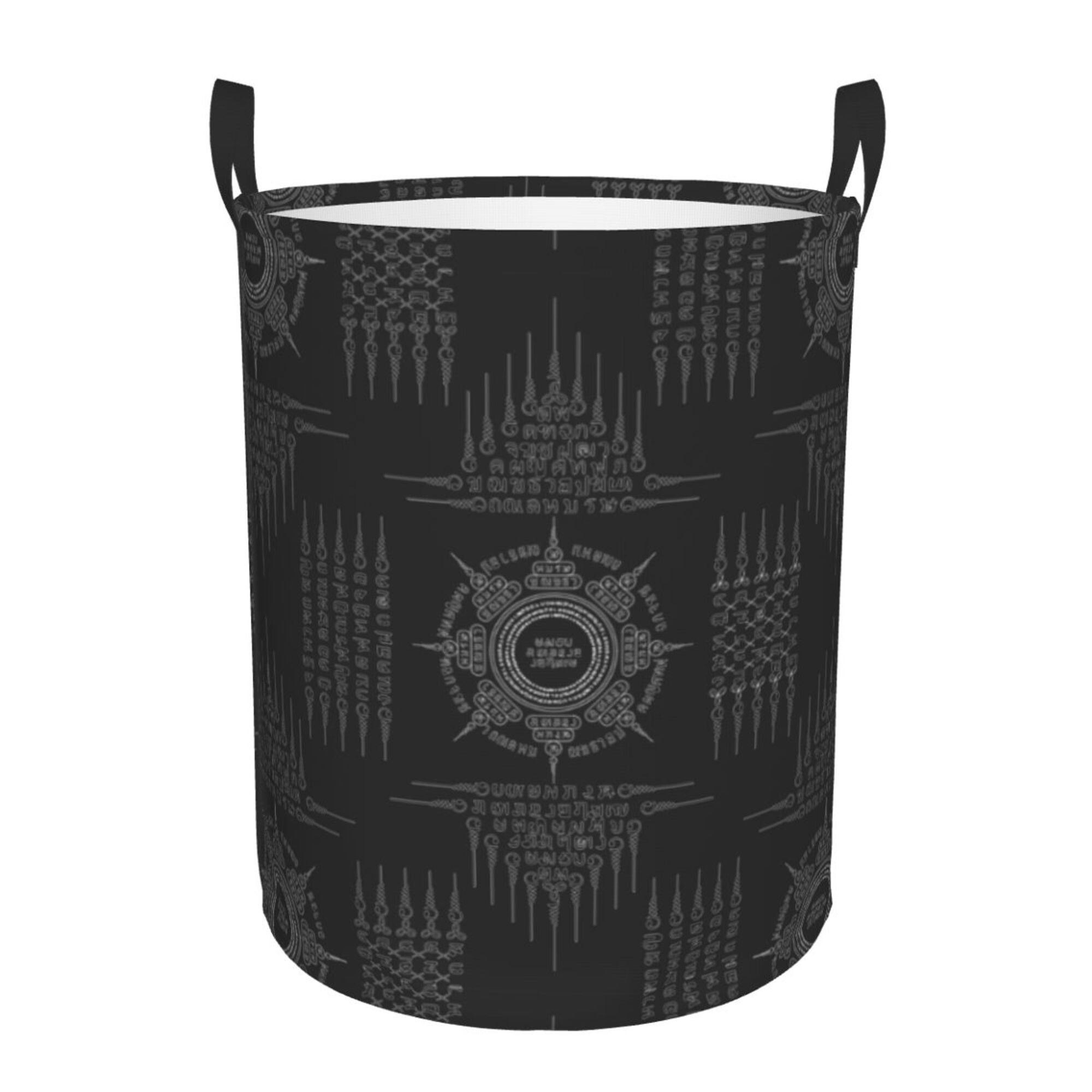 TEQUAN Waterproof Laundry Hampers, Mystic Viking Gothic Runes Pattern ...