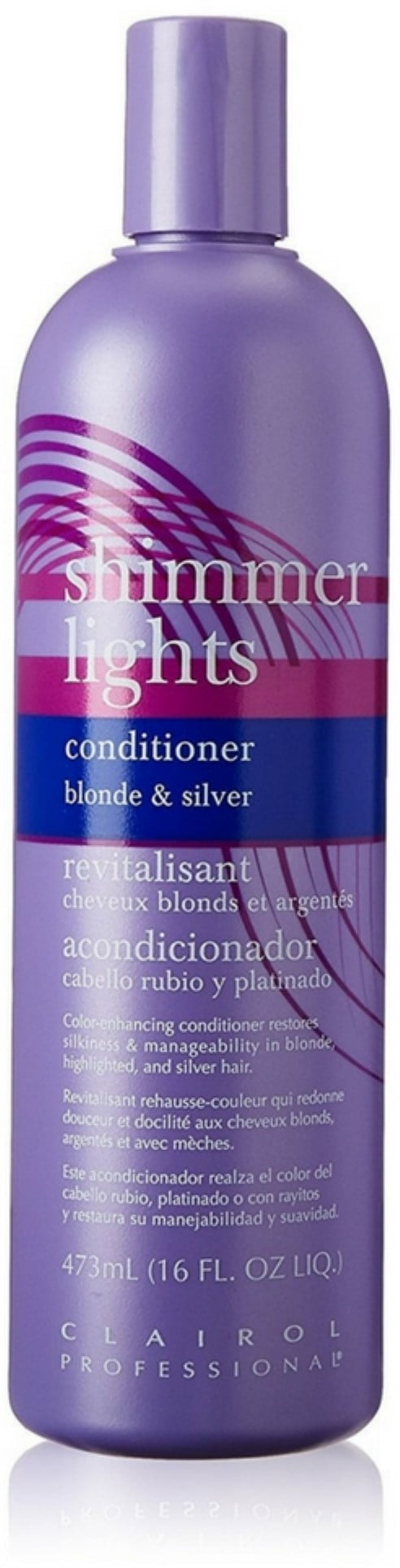 Clairol Professional Shimmer Lights Color Enhancing Conditioner 16 oz ...