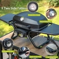 Charcoal Grill with Lid Portable Tabletop Barbecue BBQ Smoker Outdoor ...