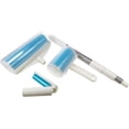 3 Piece Deluxe Schticky Reusable Lint Roller Set with Extendable ...