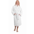 Luxury 100% Turkish Cotton Terry Cloth Bath Robe for Women & Men, 400 ...