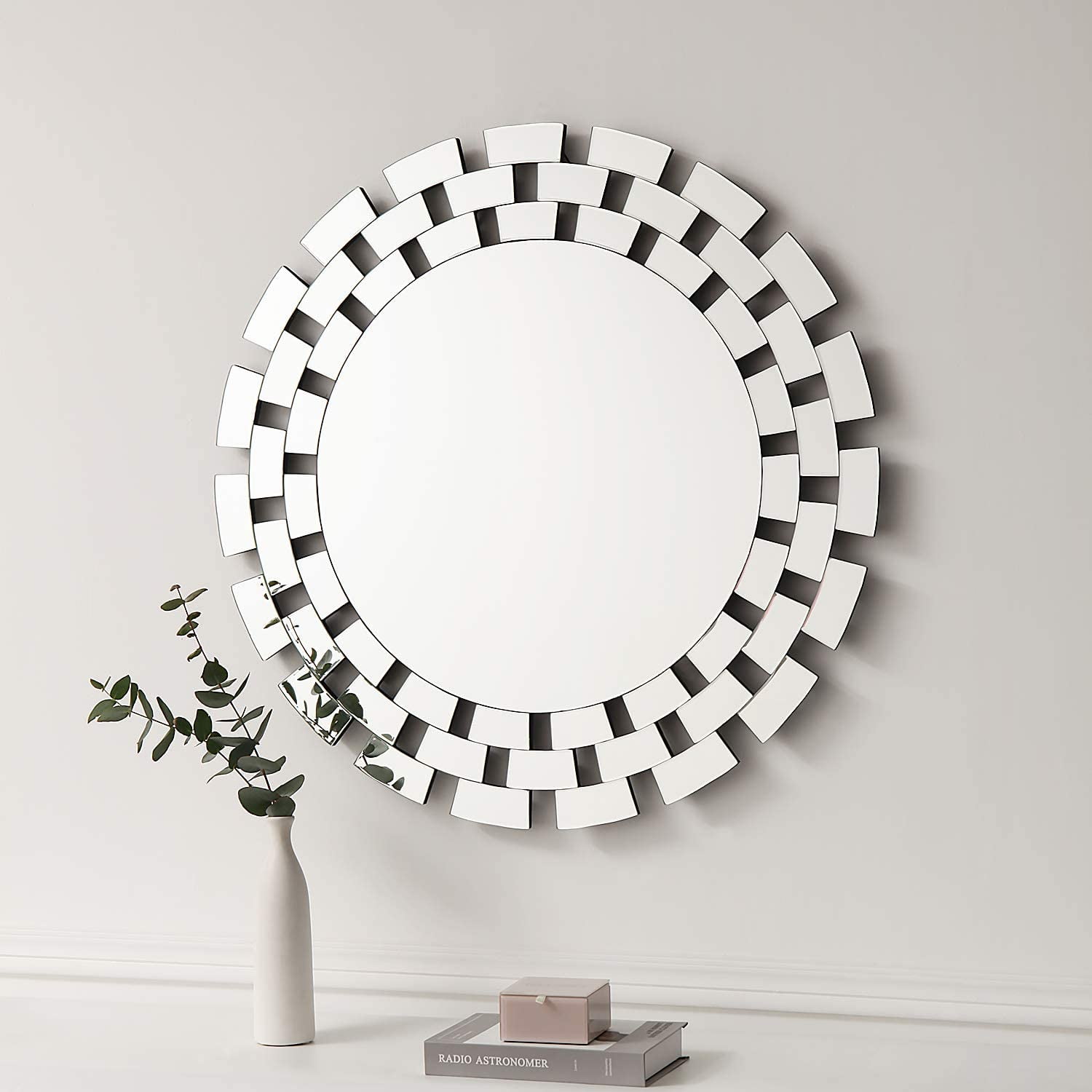 Large Round Decorative Mirrors for Wall Decor Antique Venetian Ornate ...