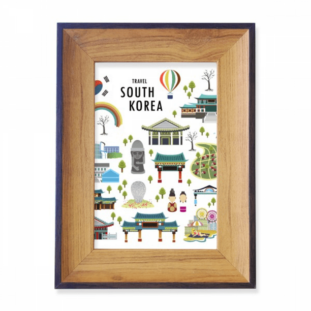 Viajar en Corea del Sur Marco de imagen marco de escritorio | Bodega ...