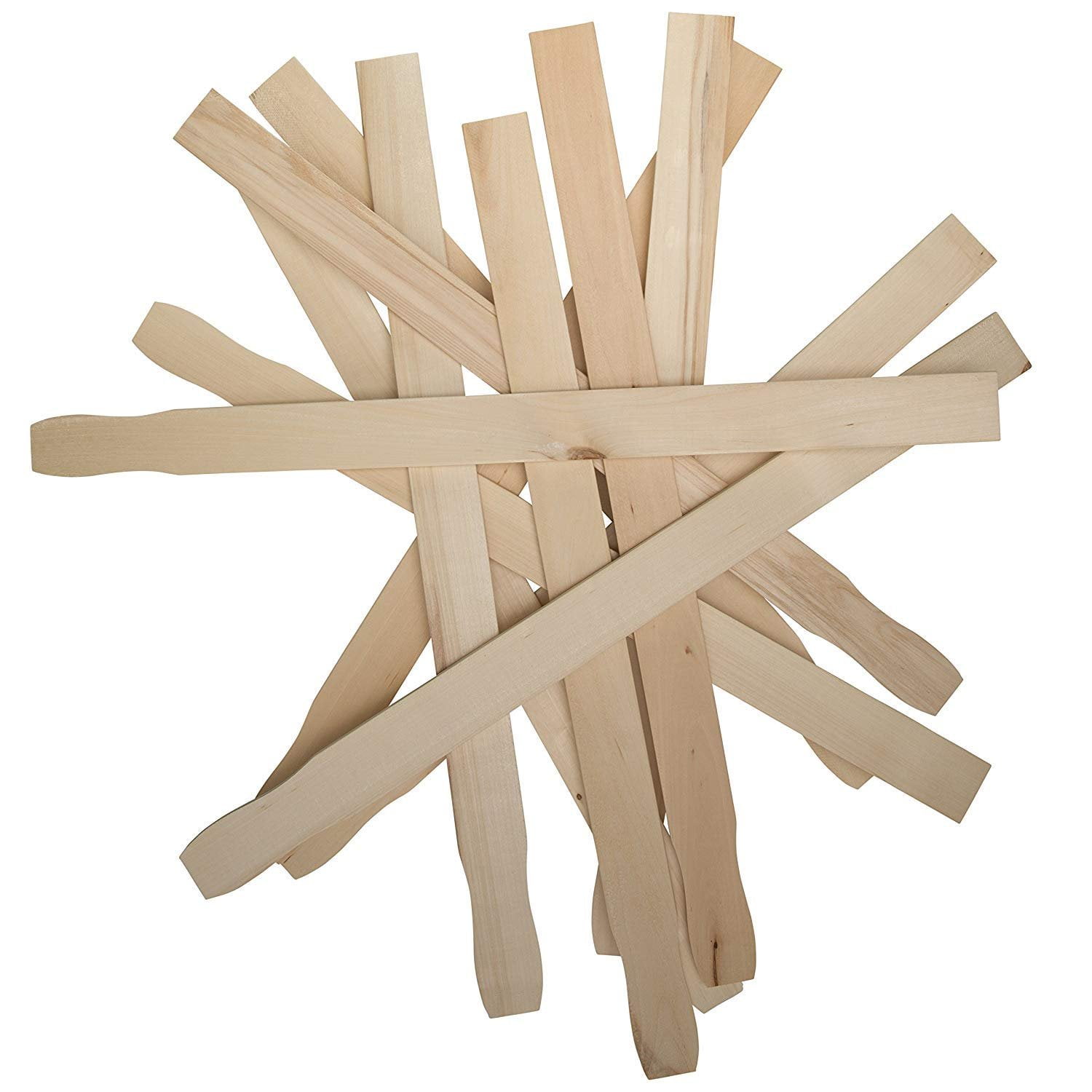 21 Inch Paint Sticks Box of 100 Hardwood Paint Stirrers Wood Mixing ...