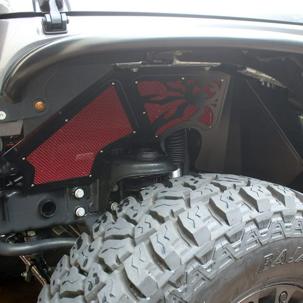 Poison Spyder JK Rear Inner Fender Kit (Black) - 17-05-080P1 - Walmart ...