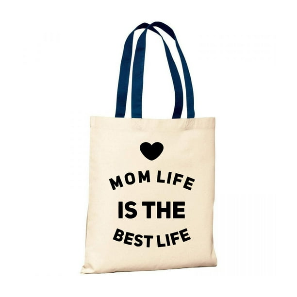 Dreamtees Budget Tote B150 - Mom Life is The Best Life Bags for Men and ...