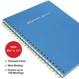 Global Printed Products Meeting Planner, Blue (8.5" x 11") - Walmart.com