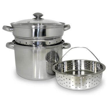 Tasty Stainless Steel Multi-Pot with Glass Lid, 4 Quarts - Walmart.com