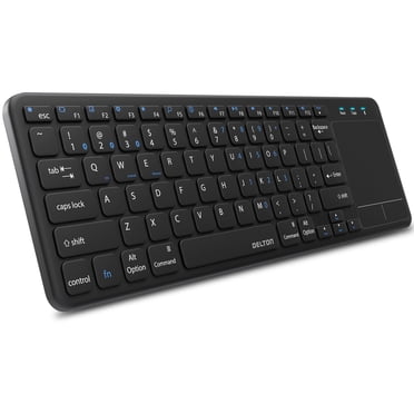 SHELLTON White Mini Bluetooth V3.0 Wireless Keyboard & Mouse Touchpad ...