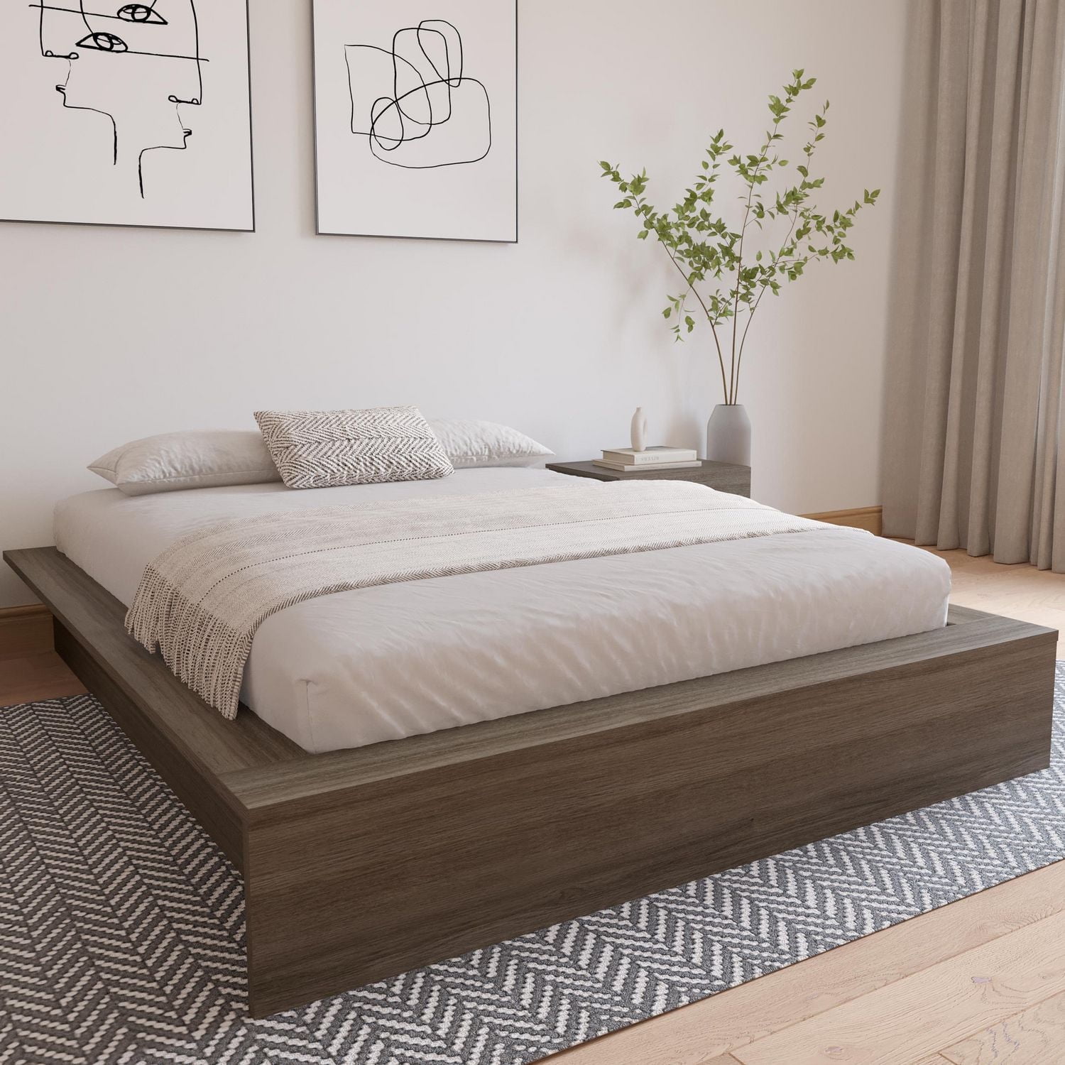 Click here for Nexera James Platform Bed Double prices